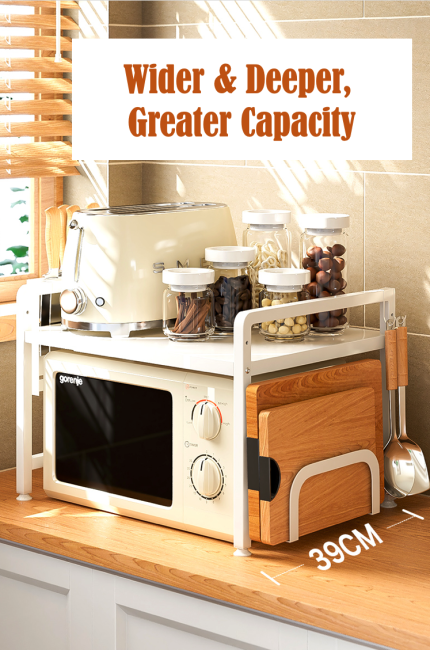 Adjustable Microwave Oven Storage Rack – Customise To Maximise