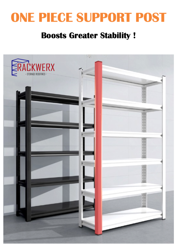 5 Tiers Boltless Rack (150kg UDL / Tier) – L900mm x D450mm x H2000mm ...